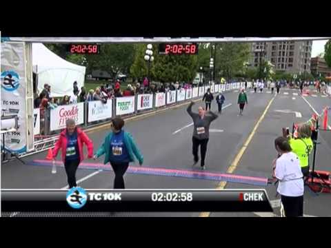 Hilary Finishes the TC 10k