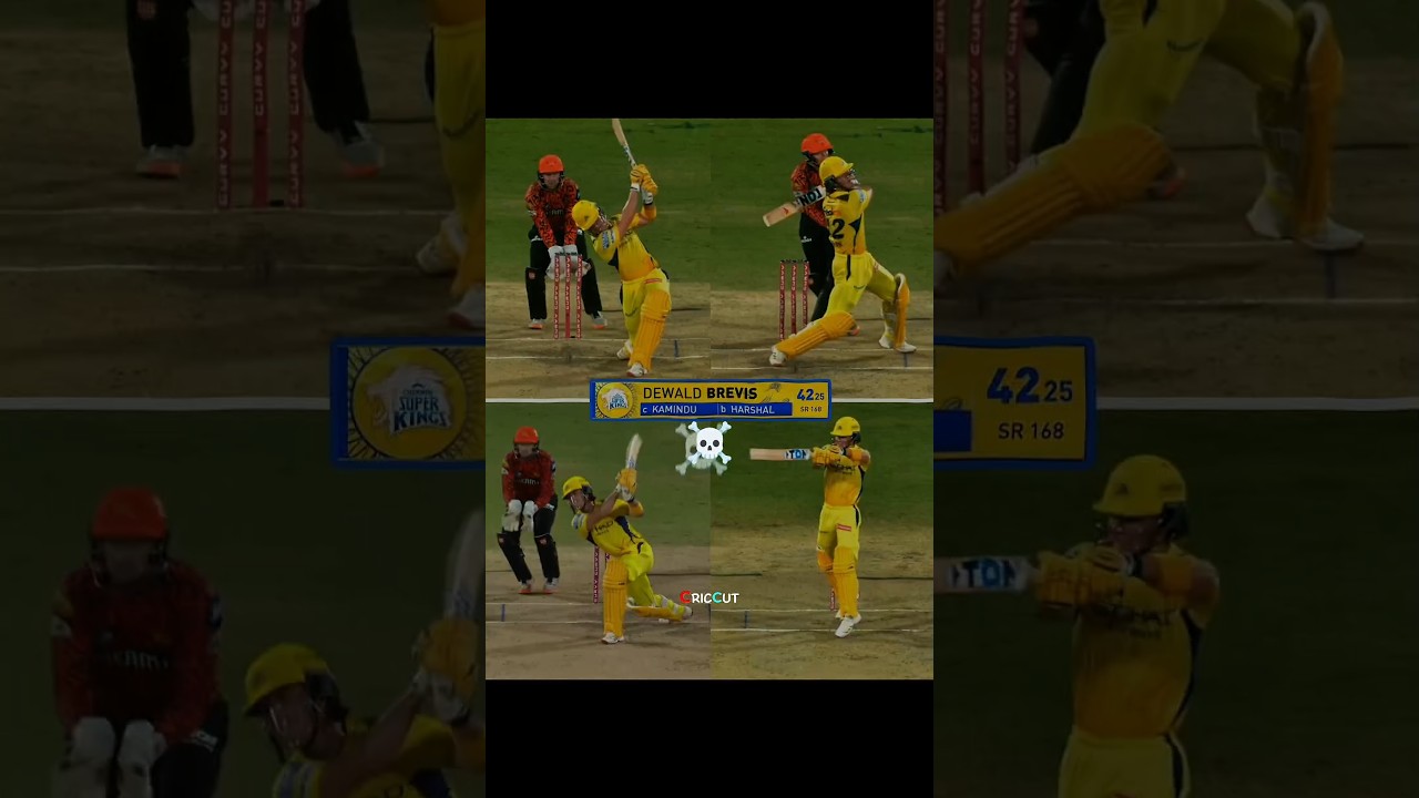 DE-WILD CARD !!  Dewald Brevis  Batting CSK || CricCut #ipl #csk #cricket #ipl2025