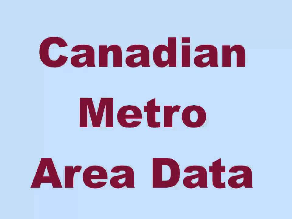 Canadian Metropolitan Areas per Postal Code