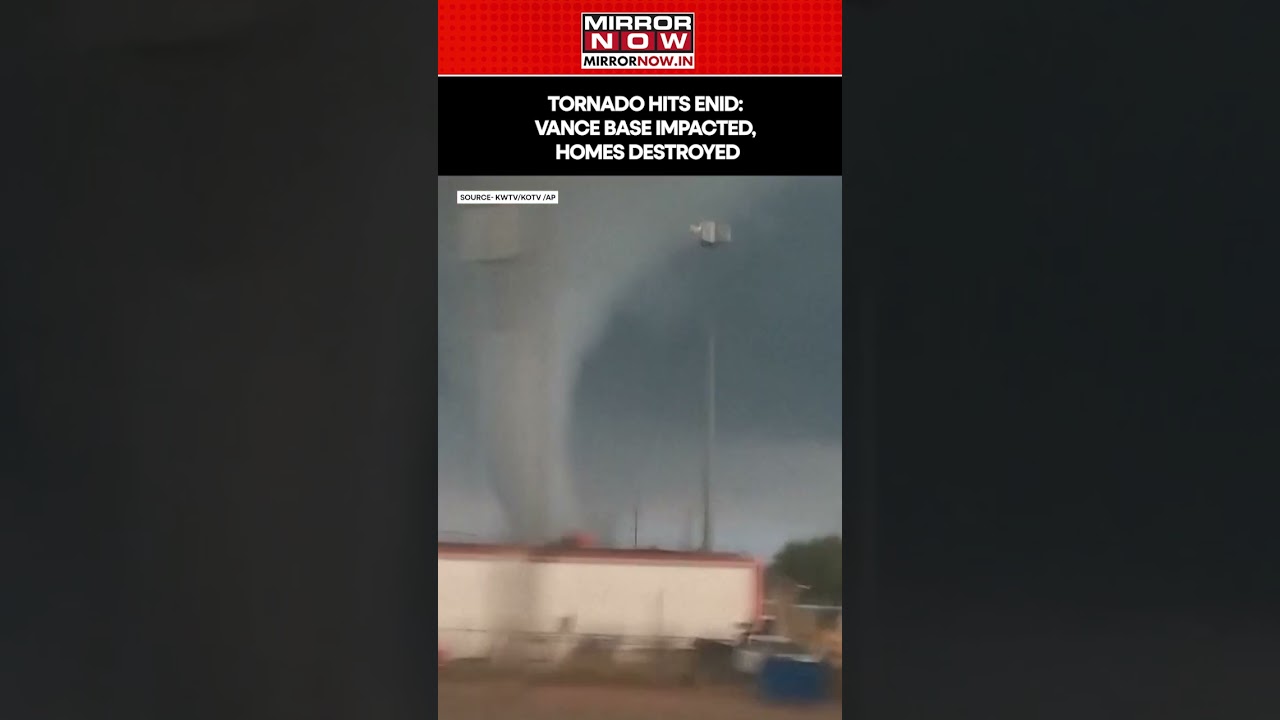 Tornado Hits Enid: Vance Air Force Base Damaged, Homes Flattened, Power Lines Down | Watch