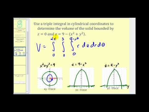 Triple Integral and Volume Using Cylindrical Coordinates