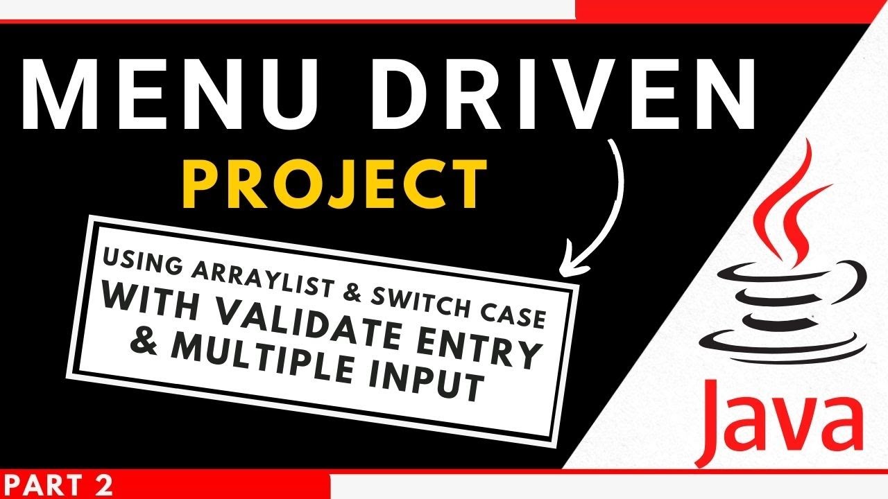 How to  make Menu Driven Program in java using switch case and do-while loop |(part 2) | #DECODEIT