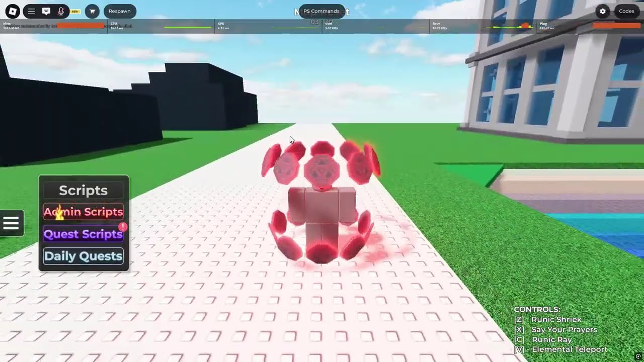 all admin scripts in infinite script fighting #roblox #showcase