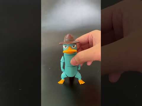 STL file Perry the Platypus Flexible, articulated 🦆 (3MF)・3D printable ...