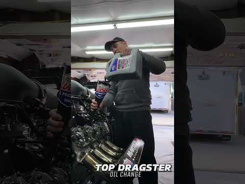 Top Dragster Oil Change with the Industry’s Best… Lucas and K&N Filters #oilchange