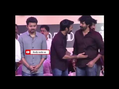 Sivakarthikeyan nervous sit next to super star | SK | super star | vijay danush and Sivakarthikeyan