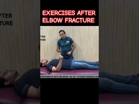 Exercises after Elbow fractures | weeks | watch full video on Elbow fracture Rehabilitation below