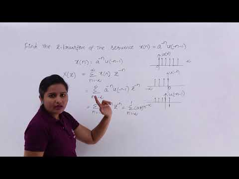 Z-Transform of Basic Signal Problem Example 1 Video Lecture - Crash Course (English) for ...