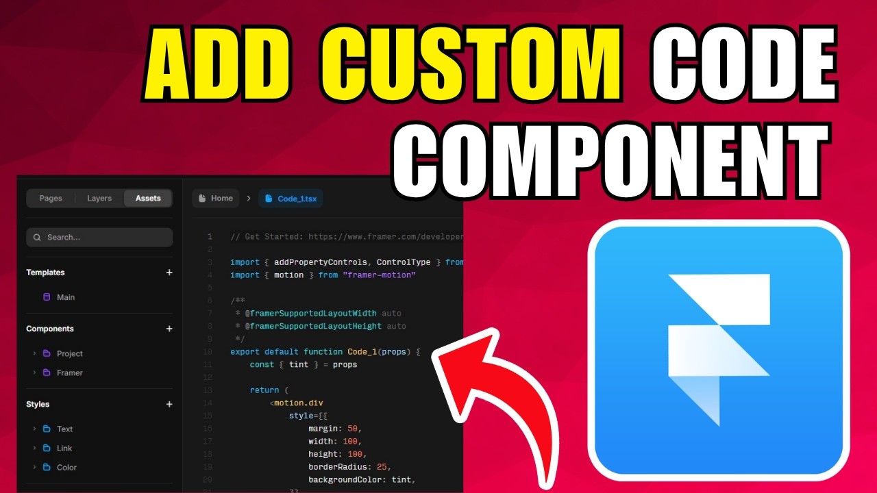 How To Add Custom Code Component In Framer (2026) (Best Method)