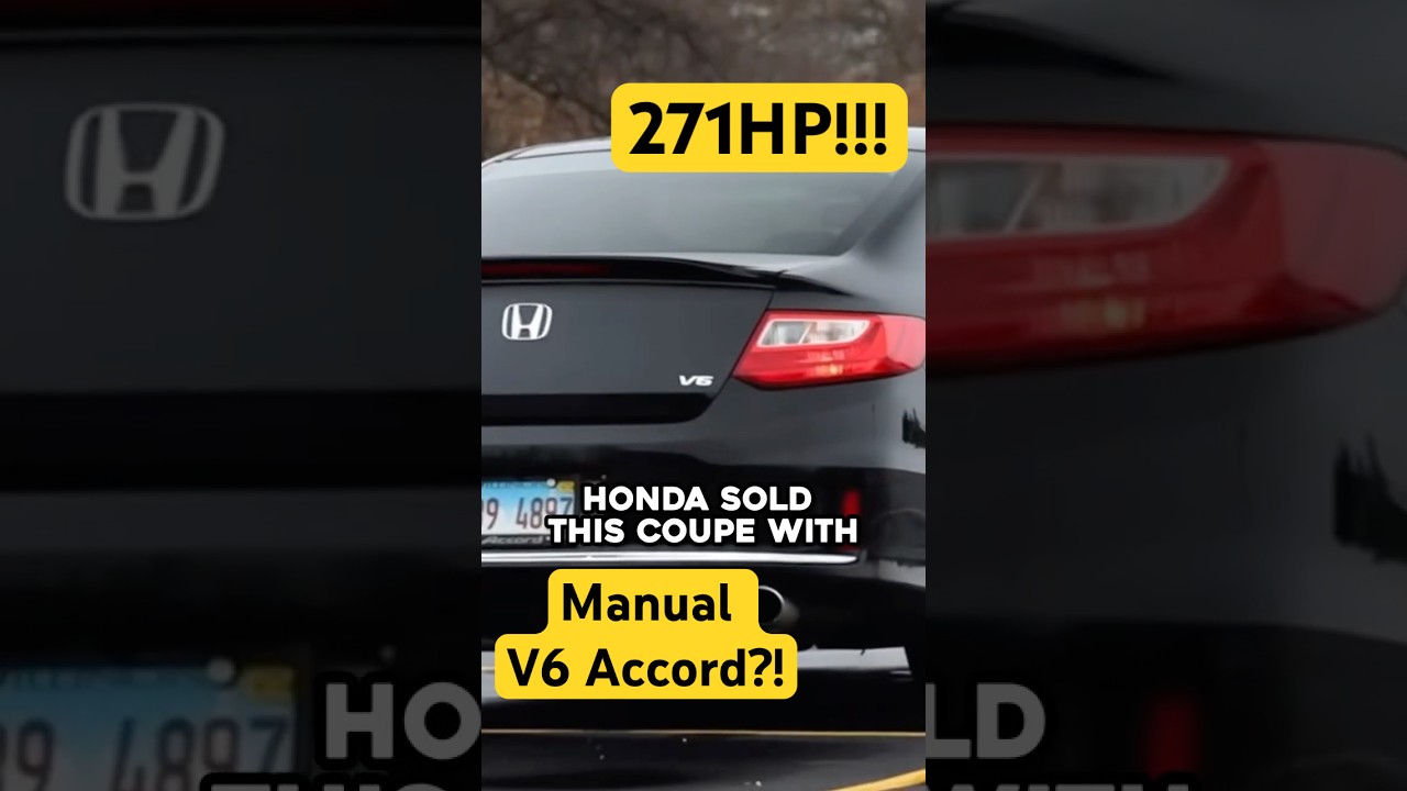 The V6 Honda Accord Nobody Talks About – 6-Speed Sleeper #hondaaccord #manual #v6 #unfiltereddrifter