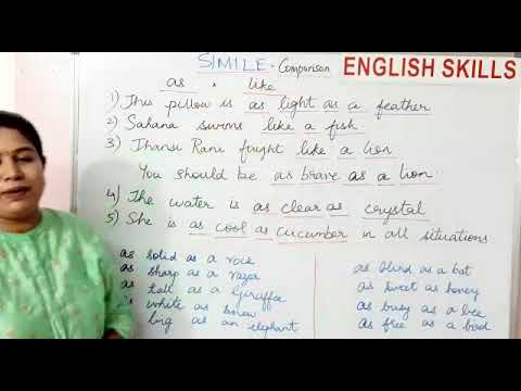 #English Skills# Simile#explanation in tamil #
