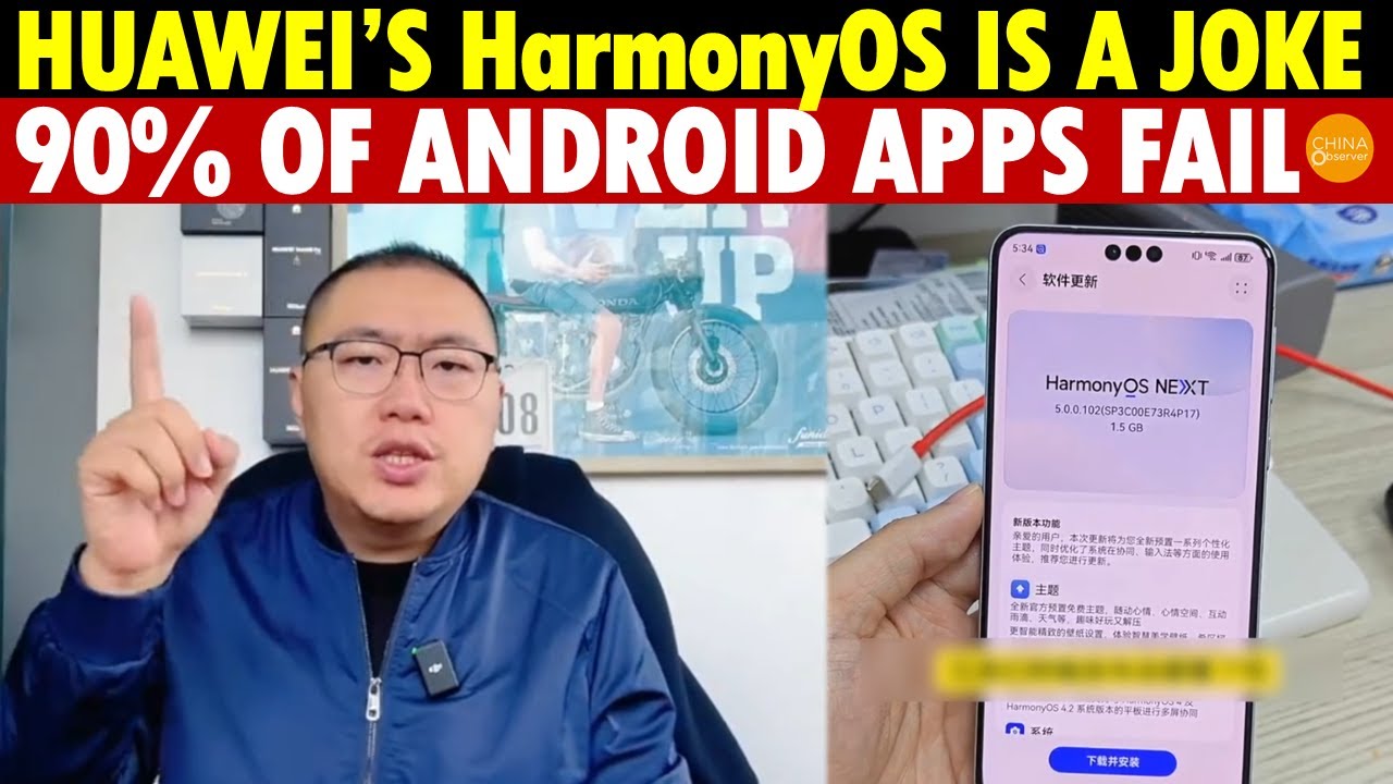 Huawei’s HarmonyOS Is a Joke; 90% of Android Apps Fail, Leaving 3 ...