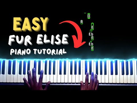 Beethoven Fur Elise | Easy Piano Tutorial