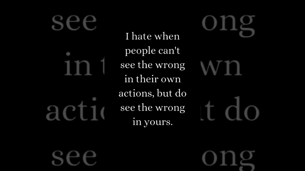 ⚖️ Double Standards Are Annoying