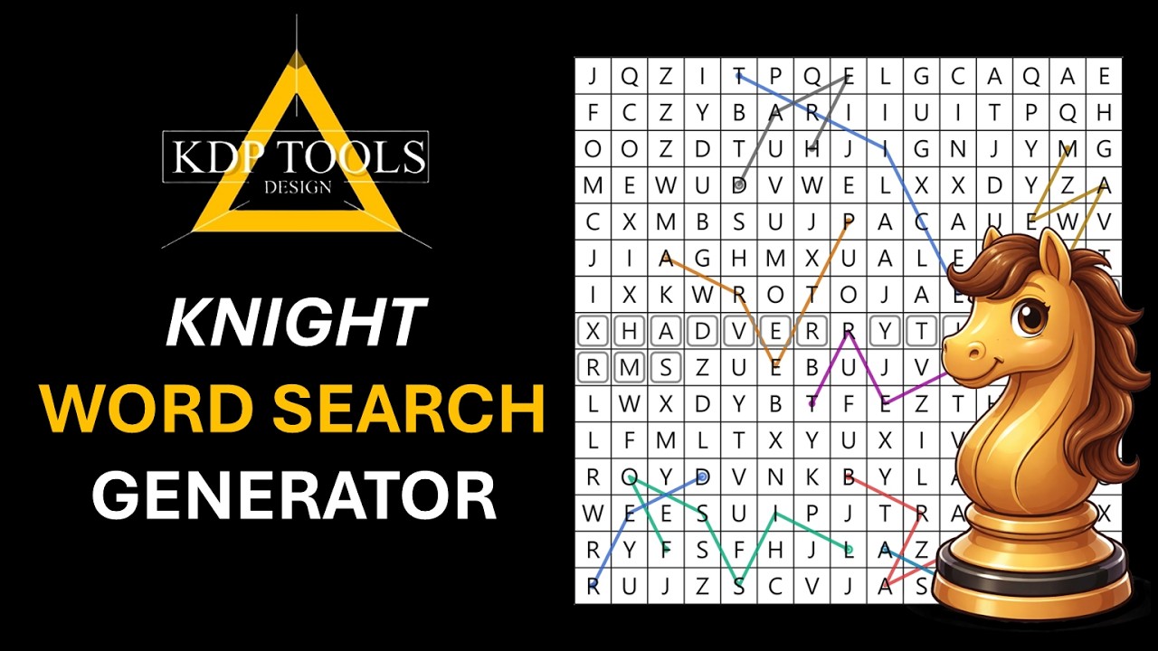 Knight Word Search - Puzzle Generator