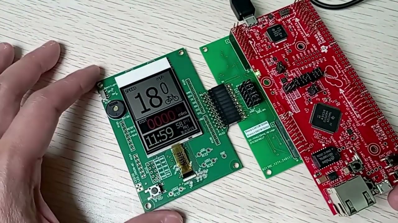 Sharp’s 64-color Memory LCD Evaluation kit