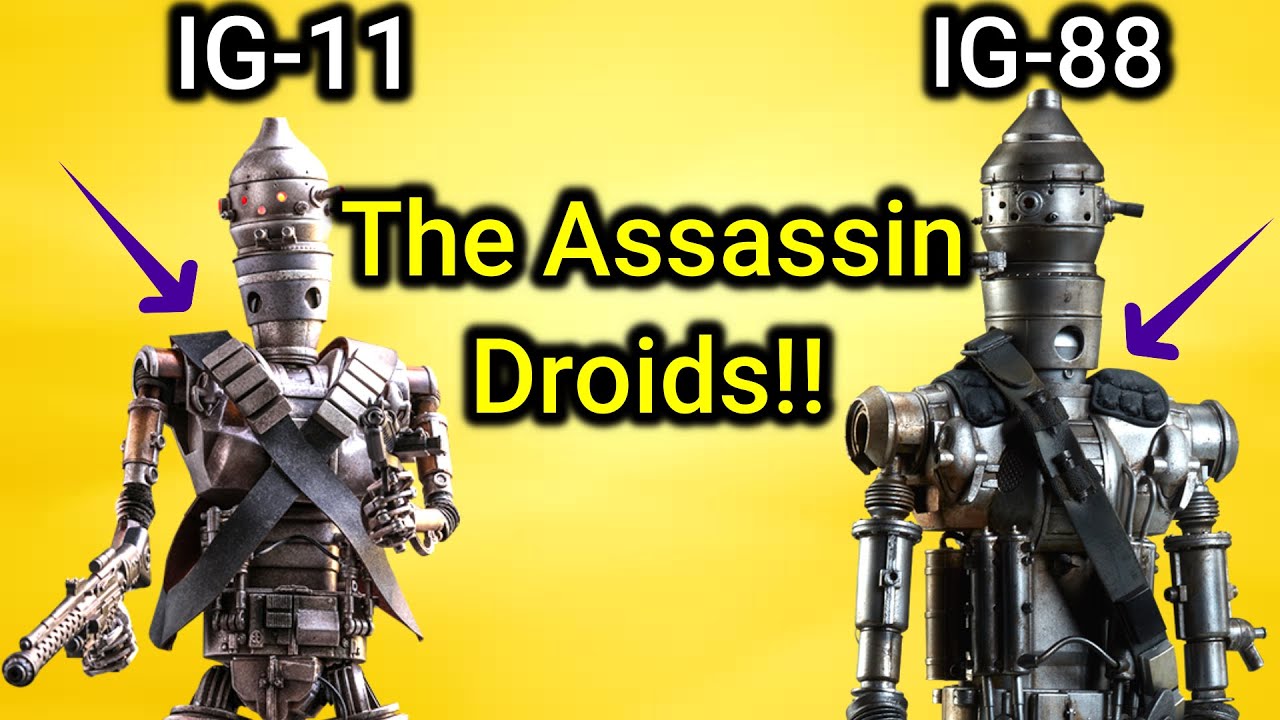IG-Series Bounty Hunters, Assassins, and Sentinel Droids! Star Wars Explained!!