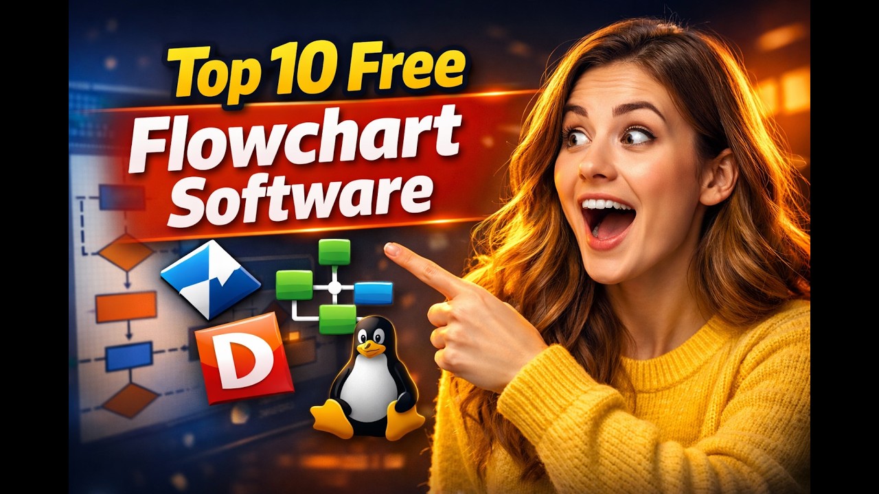 Top 10 Free Flowchart Software for Windows, Mac & Linux You Must Try