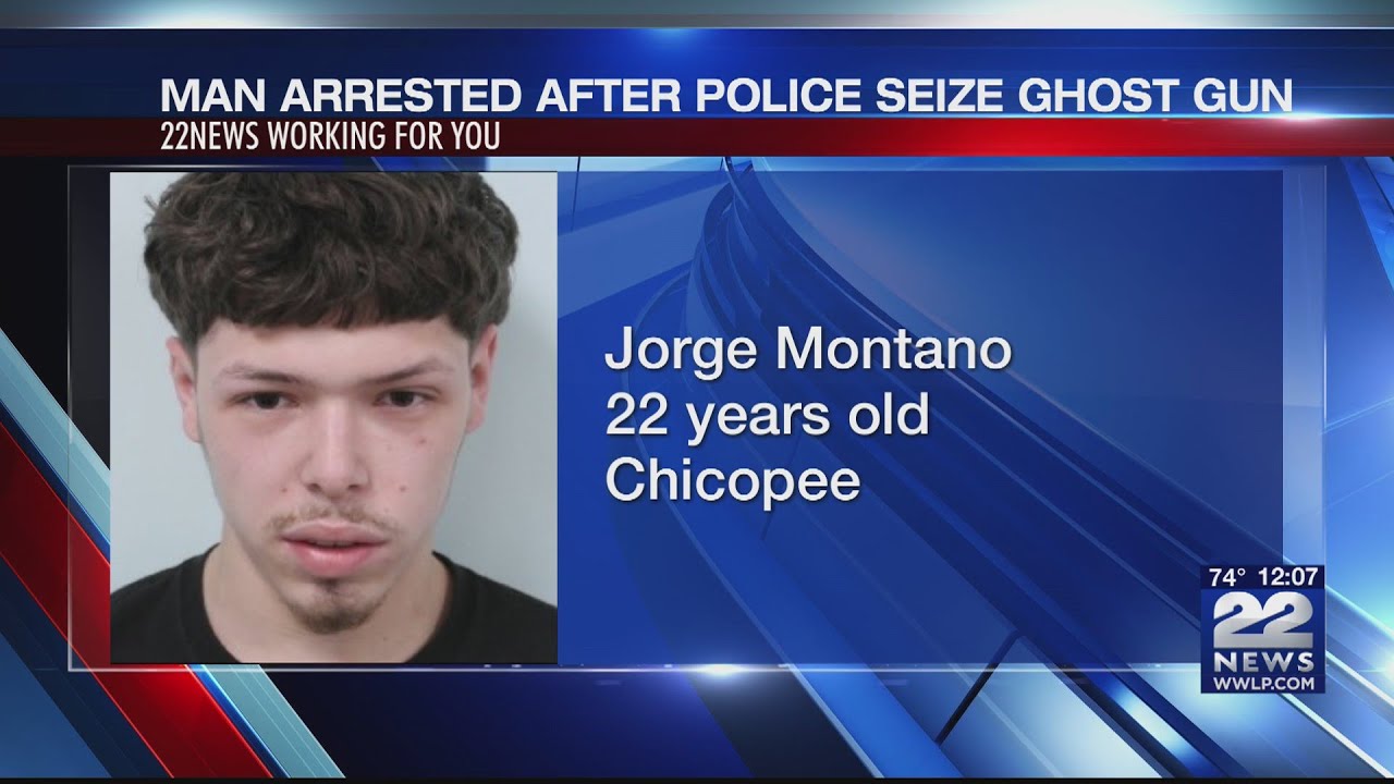 Chicopee man arrested after traffic stop in Springfield, ghost gun seized