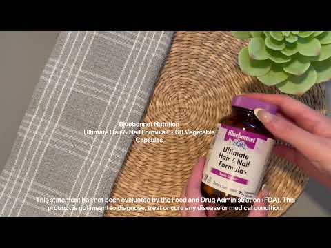 Bluebonnet Nutrition Ultimate Hair & Nail Formula® - 60 Vegetable Capsules