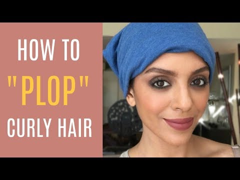 Plopping Curly Hair: How to Plop Hair with T Shirts and Tutorials 2023