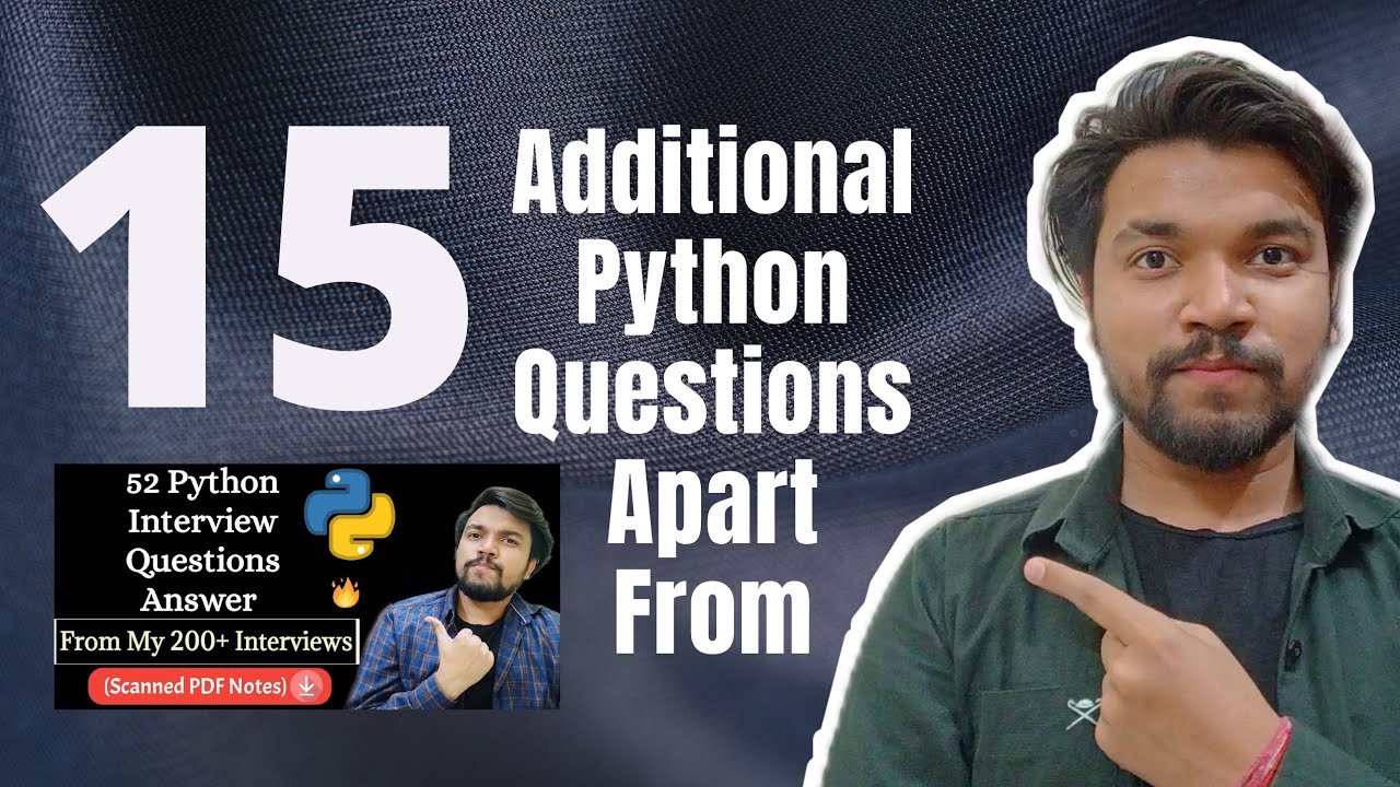 Essential Python Interview Questions: Insights from 200+ Interviews ...