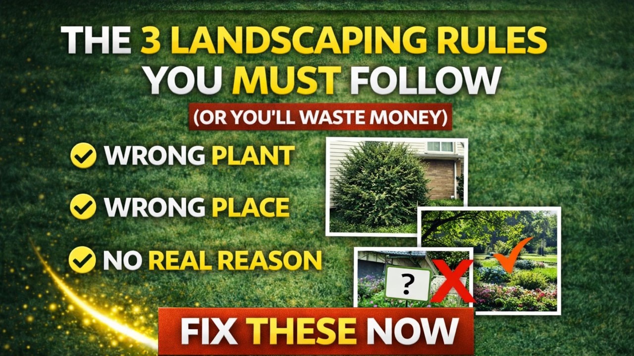 The 3 Landscaping Rules You MUST Follow (Or You’ll Waste Money)