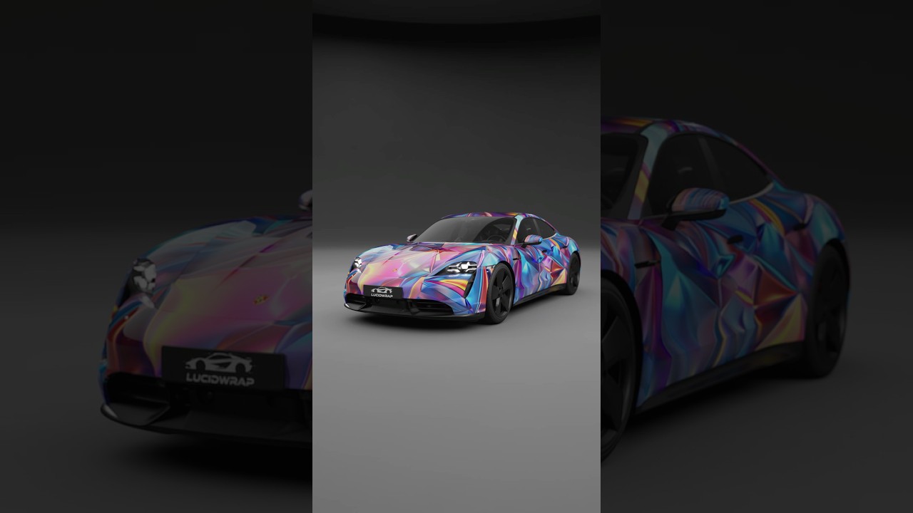 New Car Wrap Design Holographic is now in stock on our Etsy shop LucidWrap! #shorts