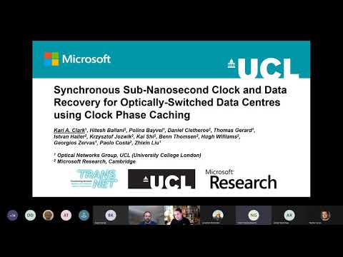 Subnanosecond Clock & Data Recovery for Optically Switched Data Centres