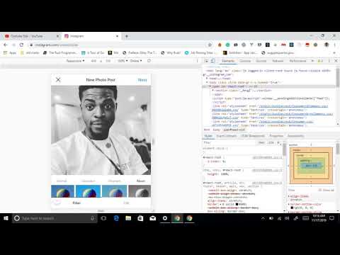 How to Post Photos on Instagram using Chrome Web Browser