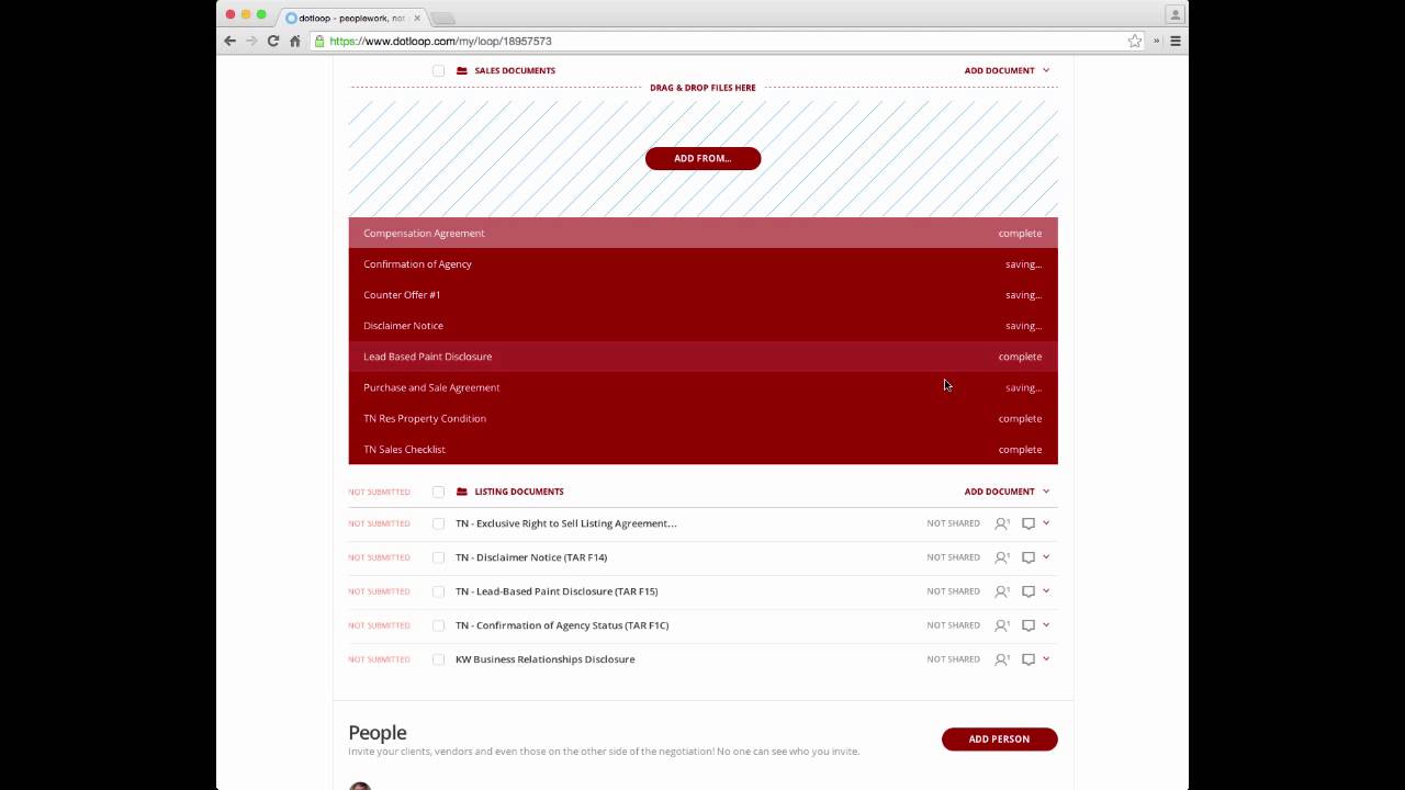 DotLoop: Single Loop for all Transaction Documents