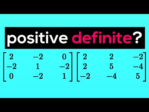 Checking if a Matrix is Positive Definite