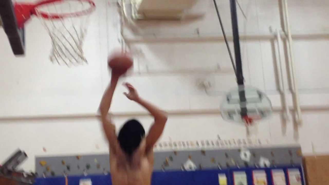 Blindfold Dunk Attempt Isaac Anderson