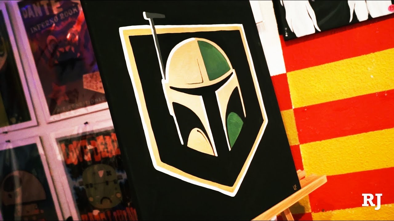 Star Wars meets Golden Knights at The Bubblegum Gallery in Las Vegas