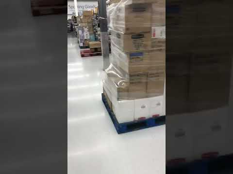Walmart want me to stock this by myself in one night