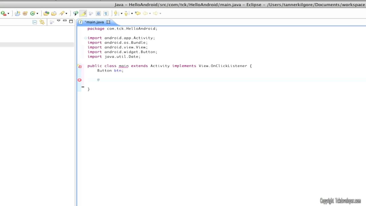 Hello Android (Android Hello World Tutorial) 1.1