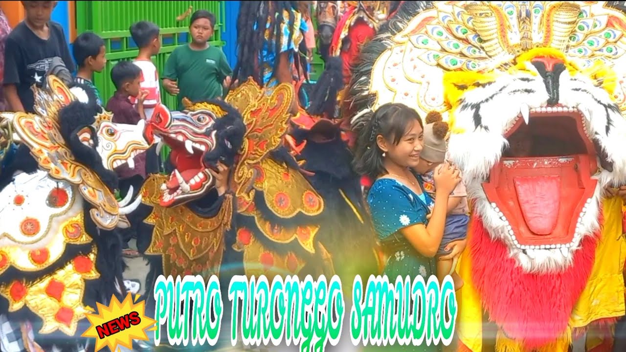 kirab Lebaran bersama barongan putro turonggo samudro live rejosari mijen demak 2022