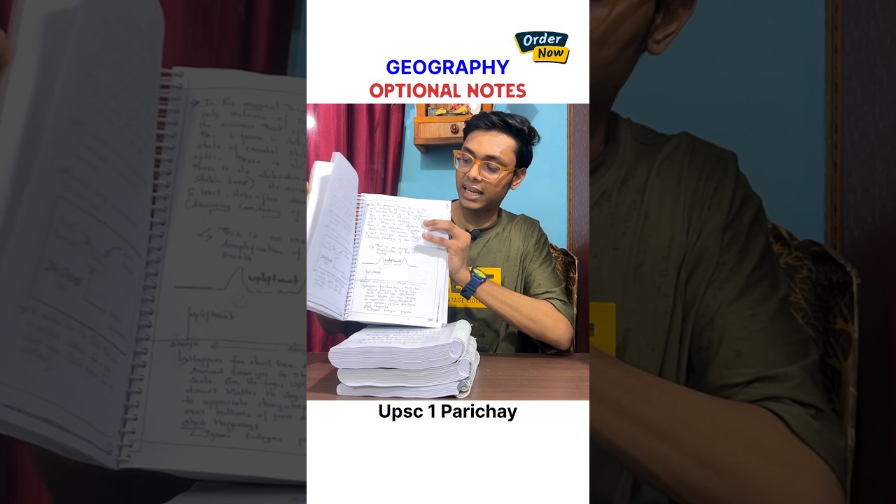Geography Optional Edukemy Shabbir Ahmed Sir Notes || #geographyoptional #notes #shabbirahmedsir