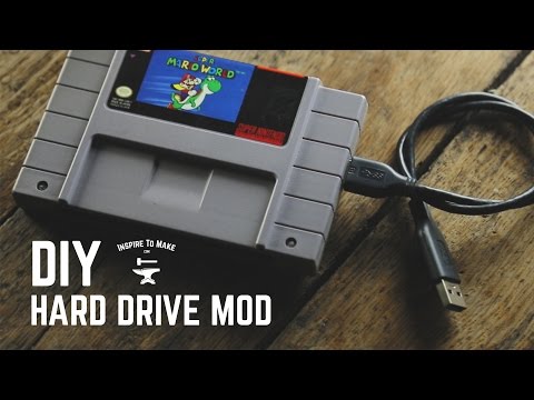 How to Transform a NES Game Cartridge Into a Hard Drive Case | Super ...