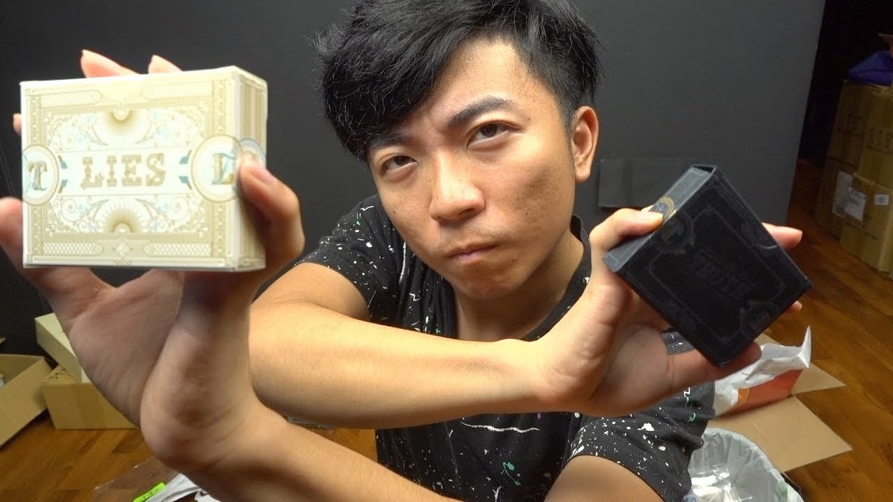 18 deck package unboxing + Truth and Lies Playing Cards Review!