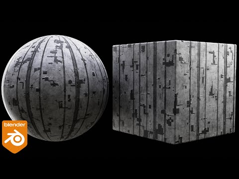 Procedural Sci-Fi Greeble Material (Blender Tutorial)