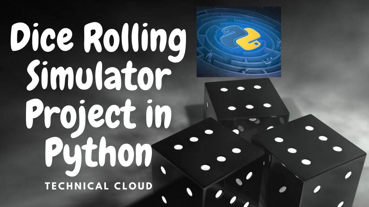 ROLLING DICE SIMULATOR in Python! Python Project! Automate Boring Stuff with Python!
