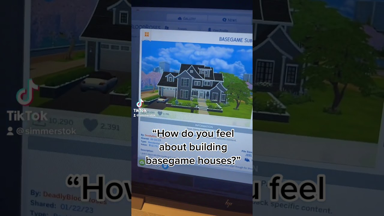 BASEGAME HOUSES! in The Sims 4!