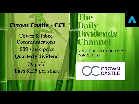 Crown Castle stock - CCI stock - Undervalued High yield dividend stock close to 52 week lows