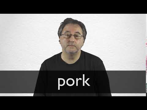 How to pronounce PORK in British English