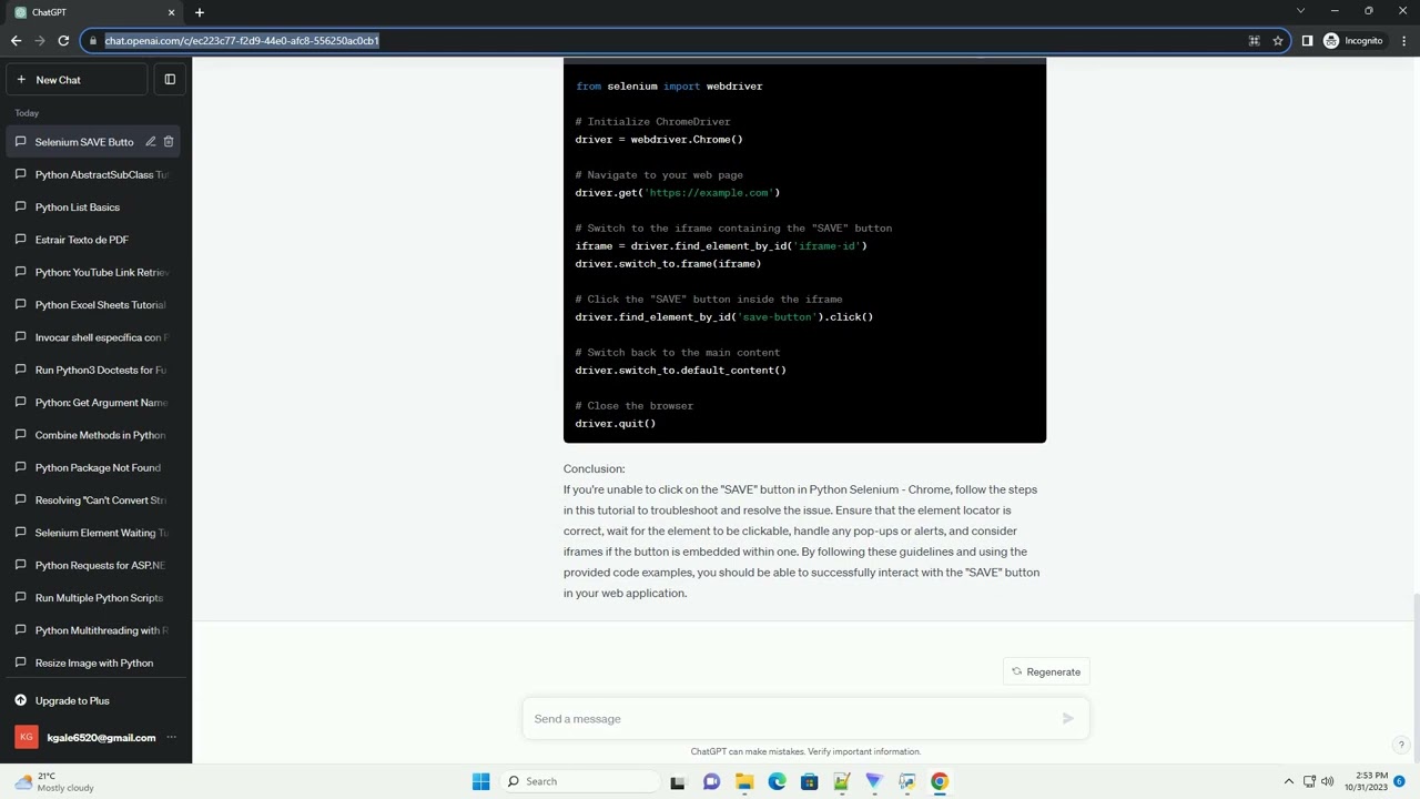 Not able to click on SAVE Bbutton in Python Selenium Chrome