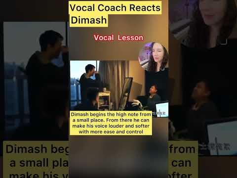 DIMASH | Must watch!- Vocal Coach Reaction /Analysis 🔥#shorts #dimash