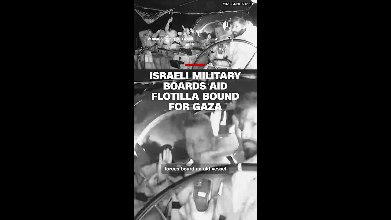 Israeli military boards aid flotilla bound for Gaza