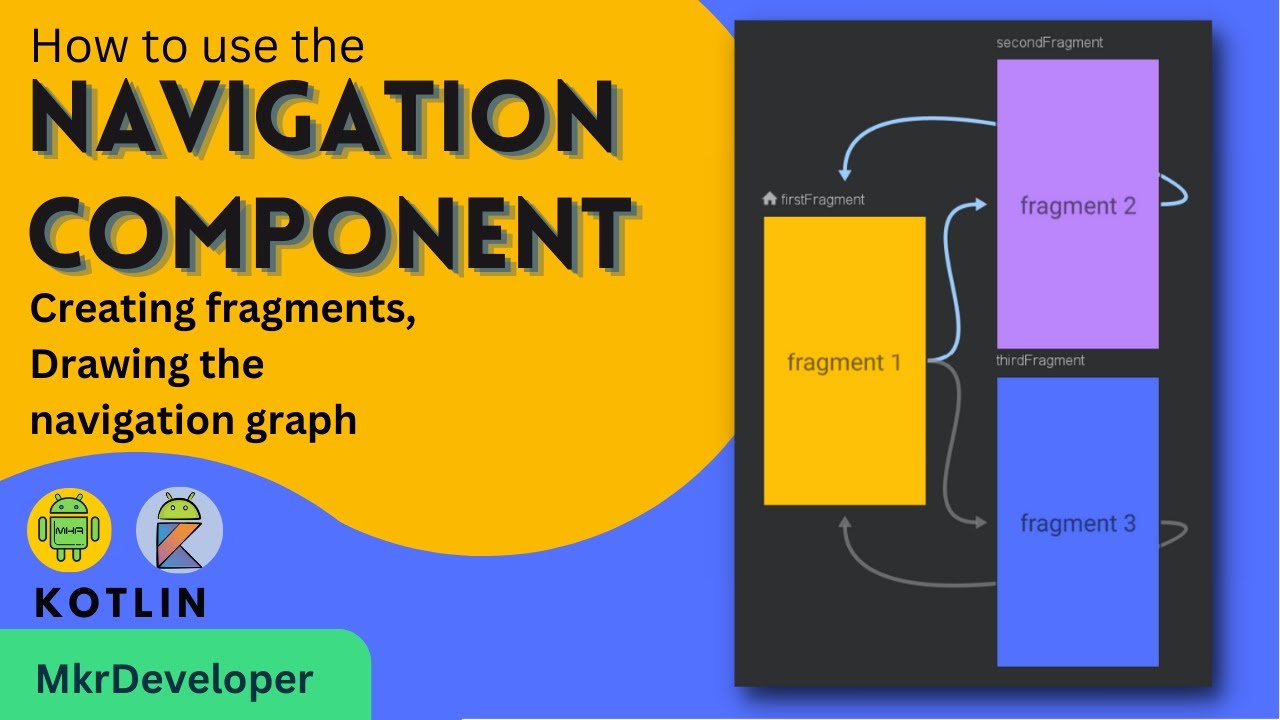 Navigation component tutorial(how to navigate between fragments). Android studio | Kotlin.