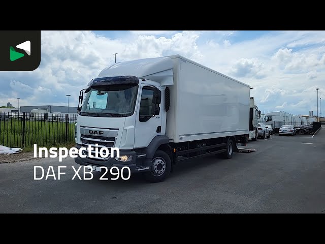 DAF XB 290 4X2 Saxas MKD 73-M-E Box body truck - BAS World